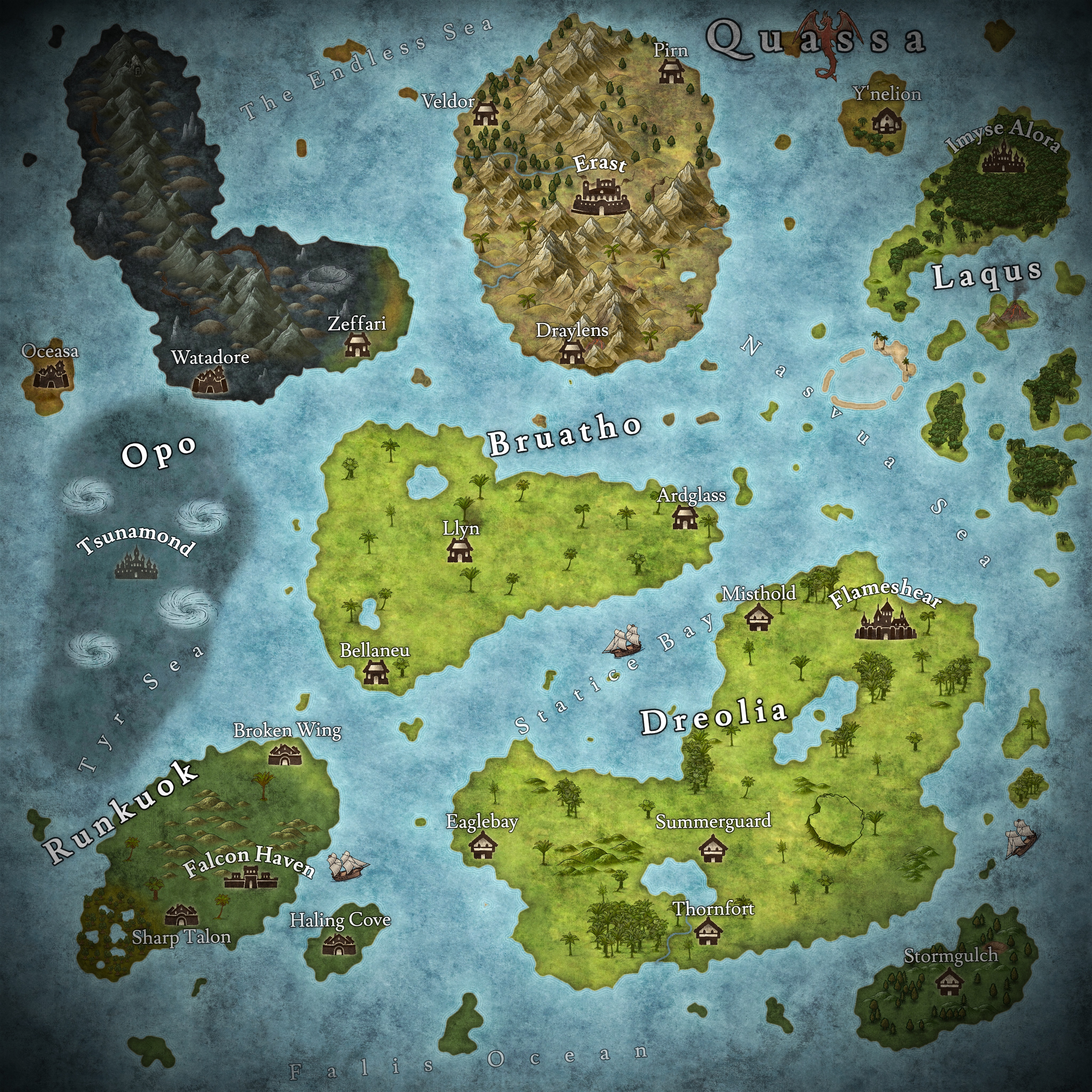 Map of Quassa – Chester Young